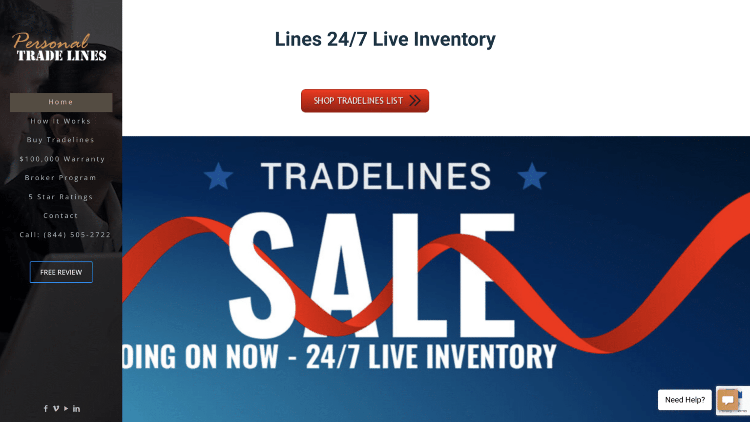 Best tradelines companies: Ranked by days of experience. - Superior ...