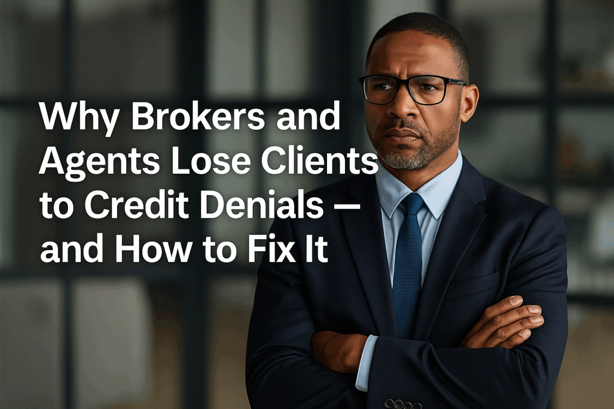 Why Mortgage Brokers and Real Estate Agents Lose Clients Over Credit ...